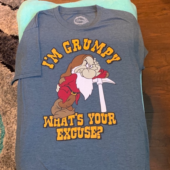 Disney | Shirts | Disney Grumpy Tshirt Mens Small | Poshmark